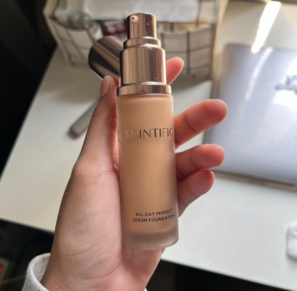 Review SKINTIFIC All Day Perfect Serum Foundation: Minim Transfer dan ...
